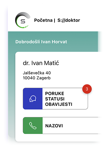 S://DOKTOR: Platforma: Mobila aplikacija i program za liječnike/doktore, vođenje ordinacija i ...